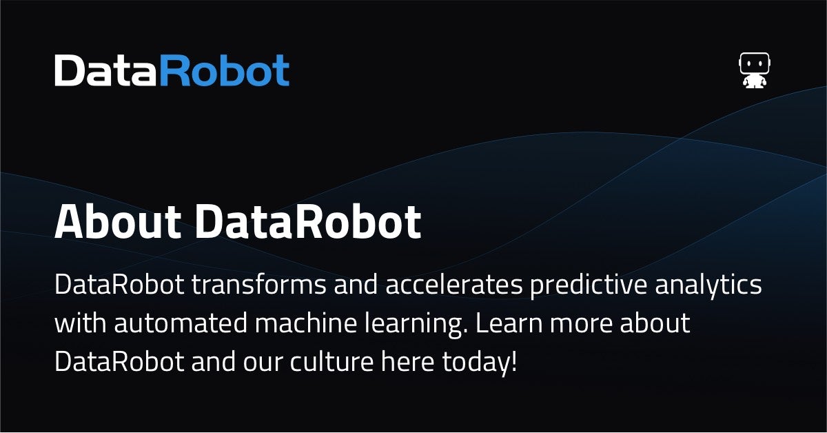 DataRobot について | 機械学習自動化プラットフォーム