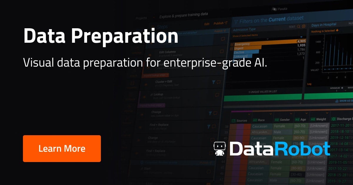 Data Preparation Tool | DataRobot