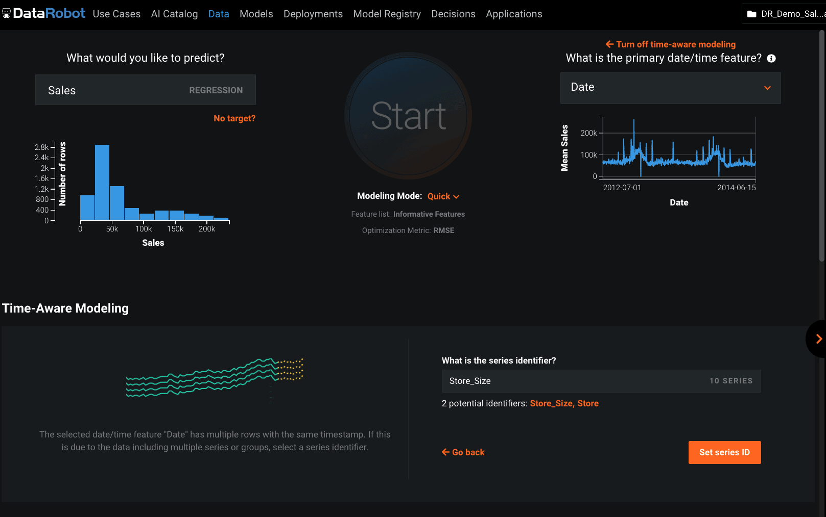 Automated Time Series | DataRobot AI Cloud Platform Automated Time Series | DataRobot AI Cloud Platform
