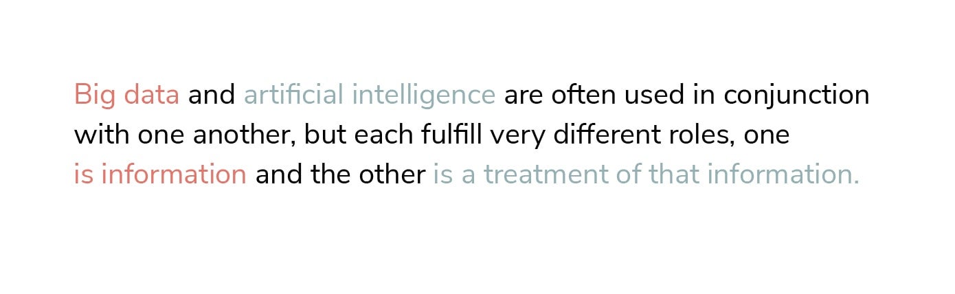Big data and artificial intelligence: a quick comparison | DataRobot Blog