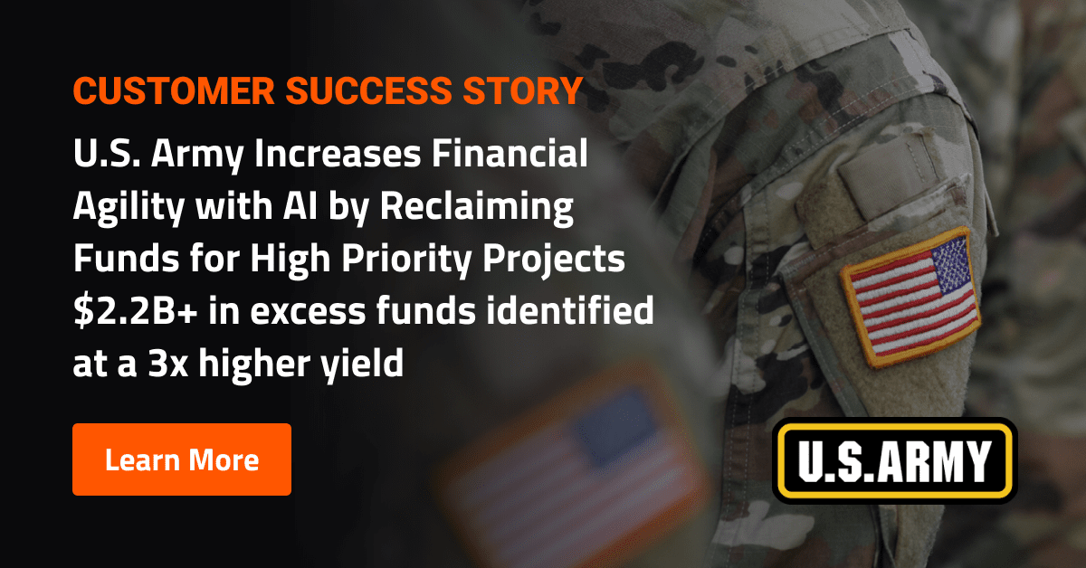 U.S. Army increases financial agility with AI | DataRobot