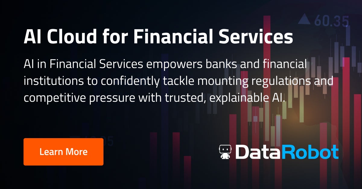 AI Cloud for Financial Services - DataRobot AI Cloud