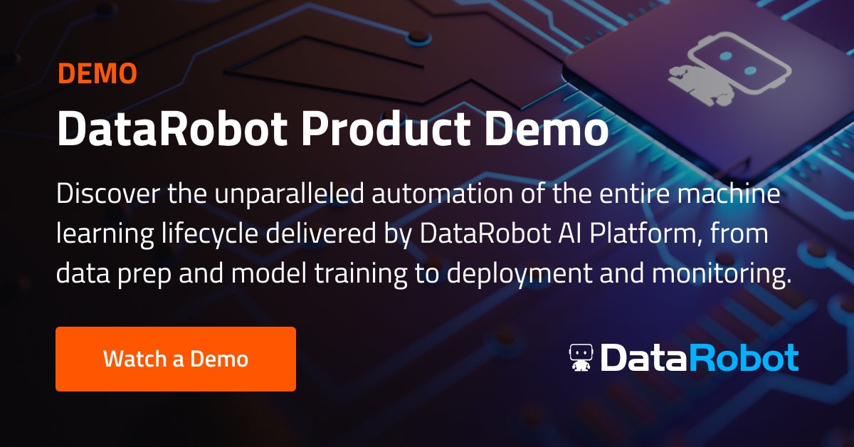 DataRobot Product Demo | DataRobot