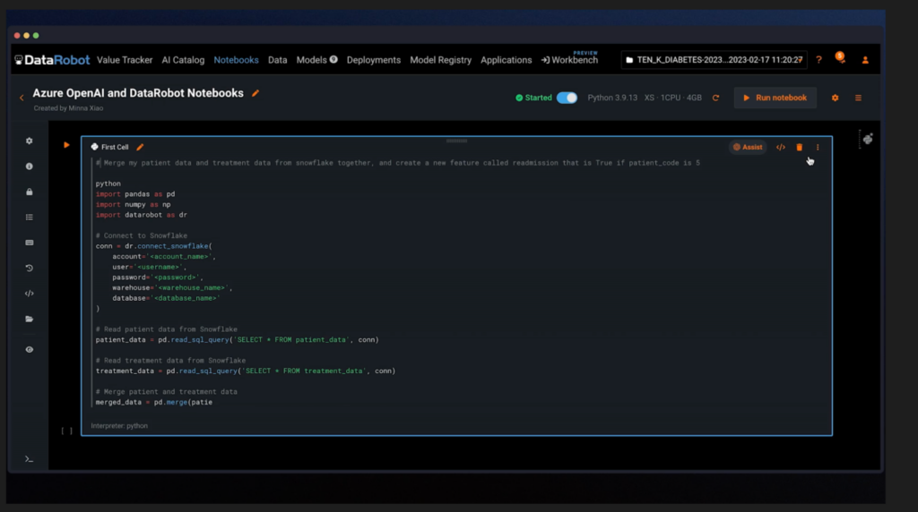 Microsoft Azure OpenAI Service and DataRobot Modernize Data Science ...
