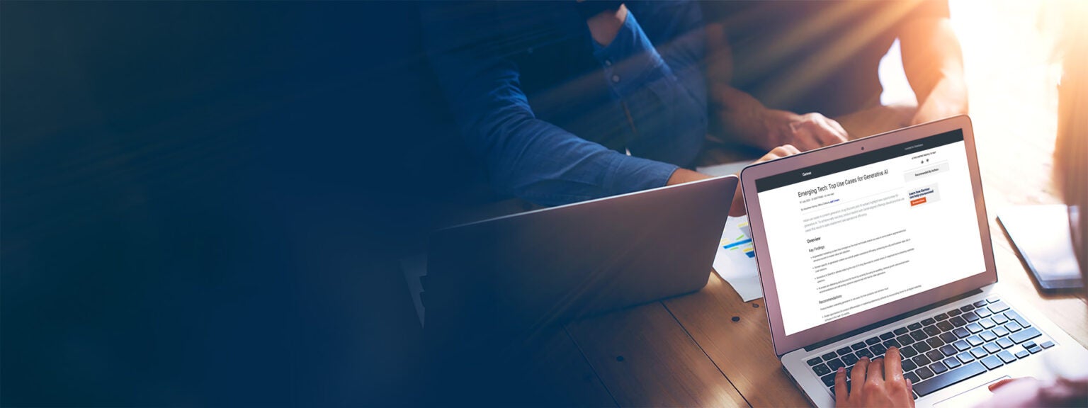 Gartner® Report Emerging Tech Top Use Cases For Generative Ai Datarobot