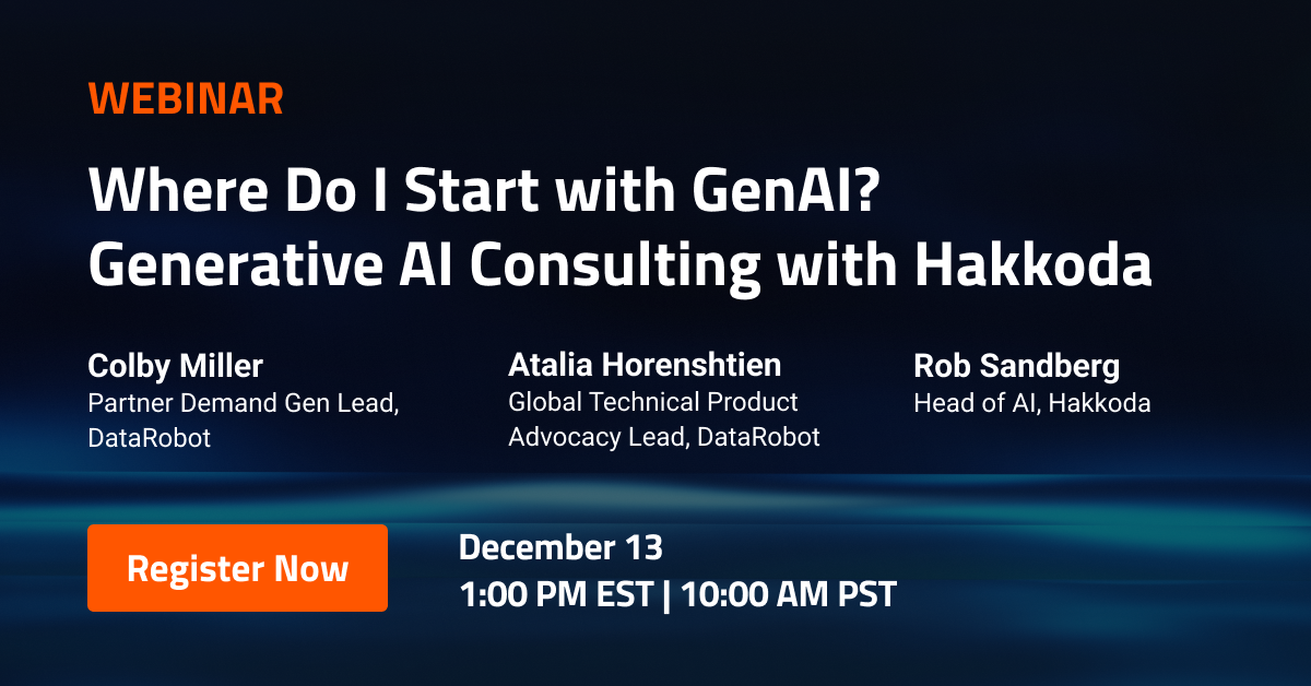 Where Do I Start with GenAI? Generative AI Consulting with Hakkoda ...